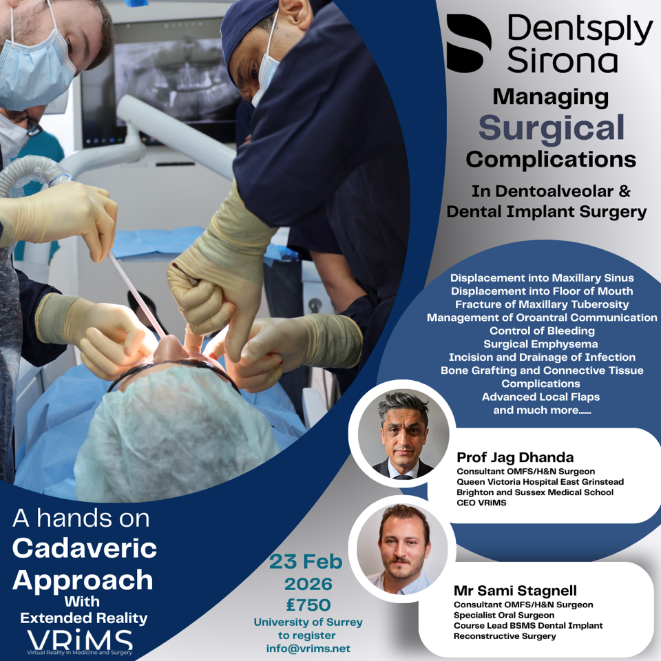 Complications in Dentoalveolar and Dental Surgery with Cadaveric ...